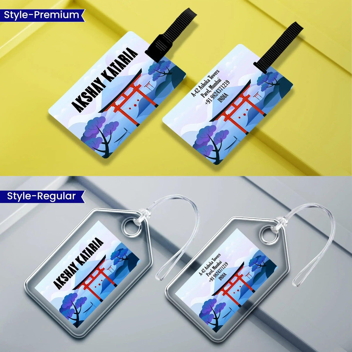Personalized Luggage Tags - Japan Design 7908584718467 – Chatterbox Labels