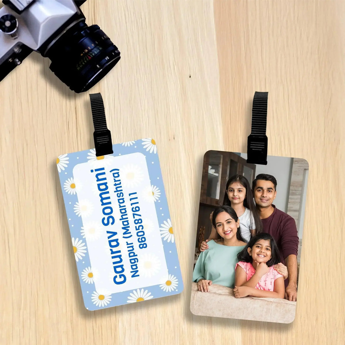 Custom Luggage Tags with Photo and Name – Chatterbox Labels