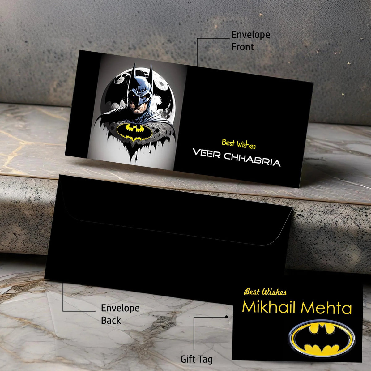Personalised Money Envelopes - Batman - Set of 20 7927053025411 ...