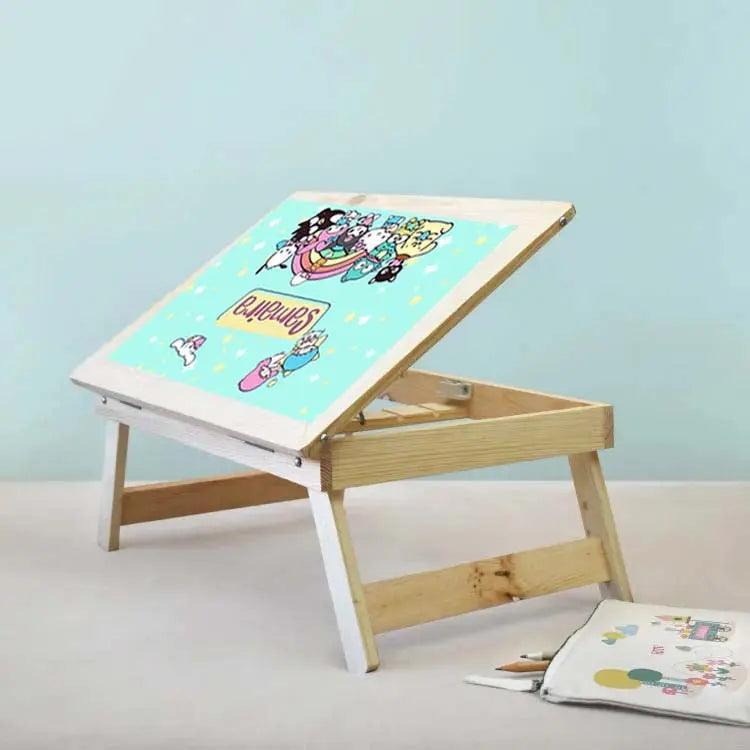 Custom Wooden Folding Desk - Cuddle Charm Theme | Chatterbox