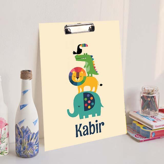 Custom Exam board- Stacked Safari 8450048983171 – Chatterbox Labels